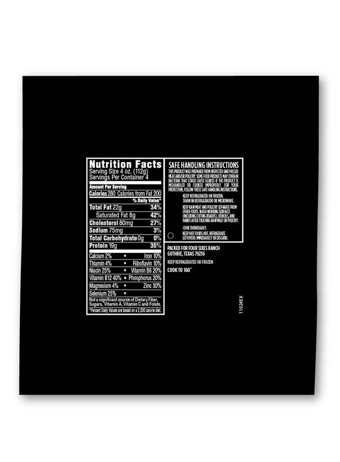 Buy Ground Prime Rib Beef Online | Four Sixes® Ranch Brand Beef