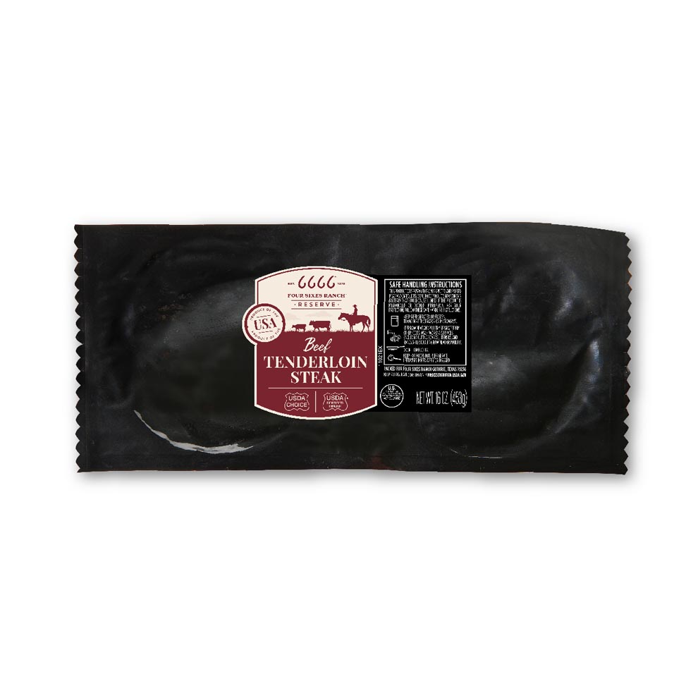 Buy Reserve Tenderloin Steak Online Four Sixes® Ranch Brand Beef